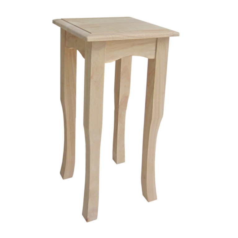 TT21 21" Tall Tea Table | Unfinished Furniture of Wilmington